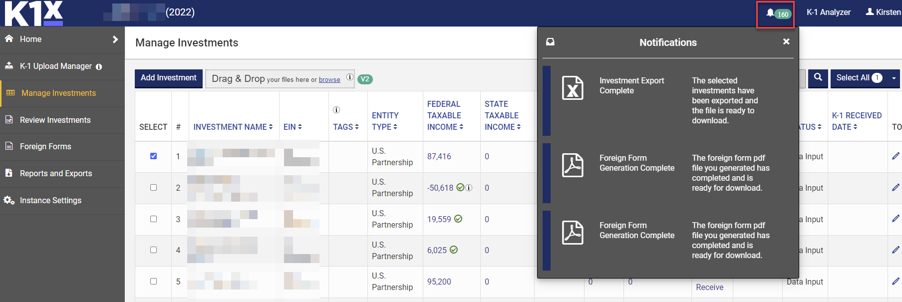 Exporting UBI to GoSystem Trust Import Template – K1x