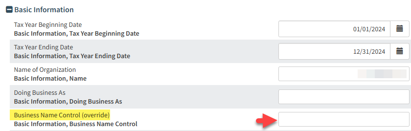 How to Edit an Organization's Business Name Control? – K1x
