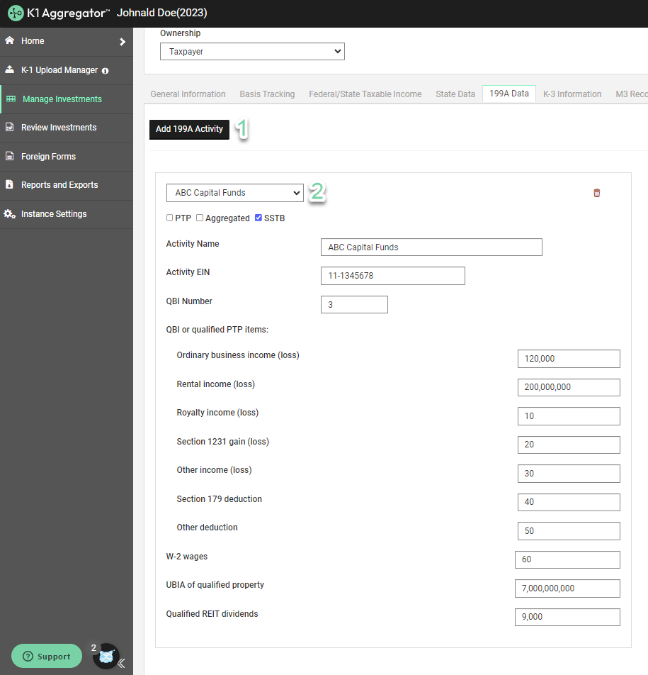 199A Input, Aggregation and Integration – K1x